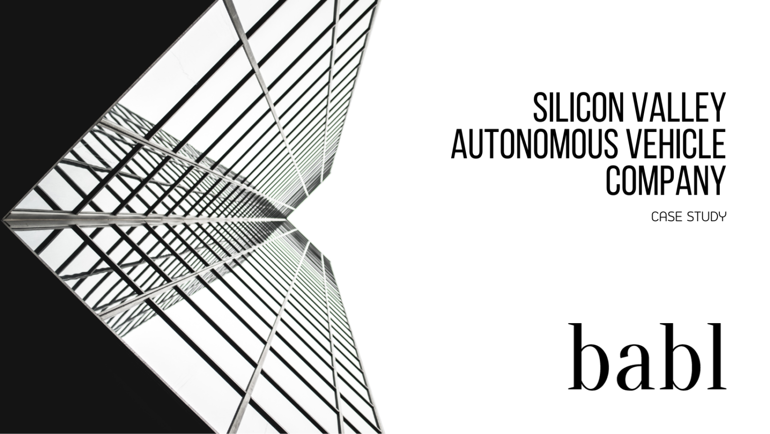 Silicon Valley Autonomous Vehicle Company: Case Study - BABL AI